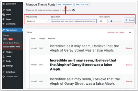 Managing Fonts In Wordpress Block Themes Css Tricks