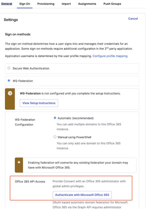 Update Office 365 Single Sign On Applications With Automatic