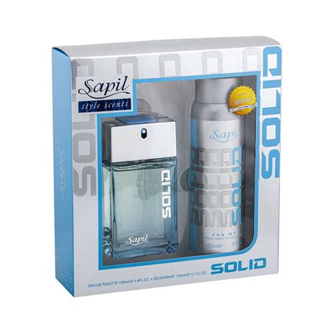 Sapil Edt Solid For Men 100 Ml Deodorant Spray 150 Ml Online At Best