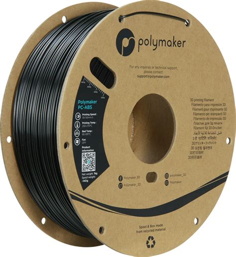 Polymaker Pc Abs Black 3djake Switzerland