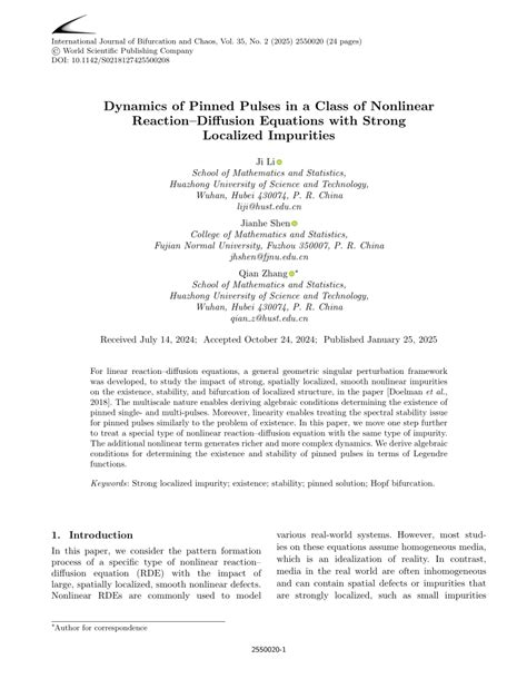 Dynamics Of Pinned Pulses In A Class Of Nonlinear Reaction Diffusion Equations With Strong