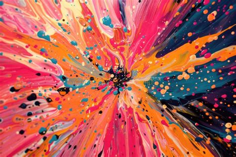 Vivid Bold Abstract Art On Canvas Dynamic Compositions Explosive Colors Contemporary Energy