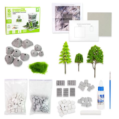 Будівельний набір для творчості Лісова Вежа з міні цеглинок Купити в Києві та Україні Ціна