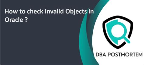 How To Check Invalid Objects In Oracle