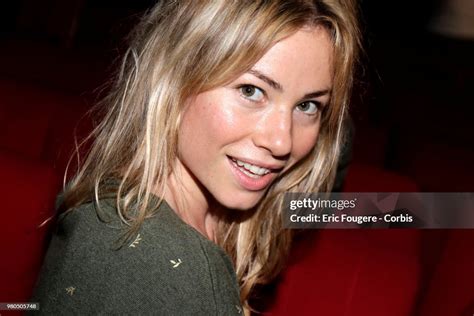 Actress Maud Baecker Poses During A Portrait Session In Paris France