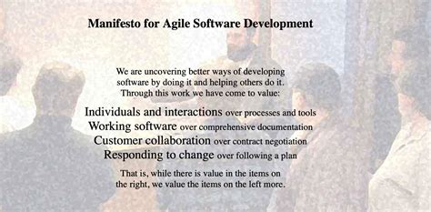 being agile cs 346 application development