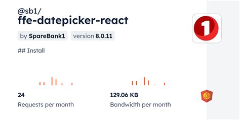 sb1 ffe datepicker react cdn by jsdelivr a cdn for npm and github