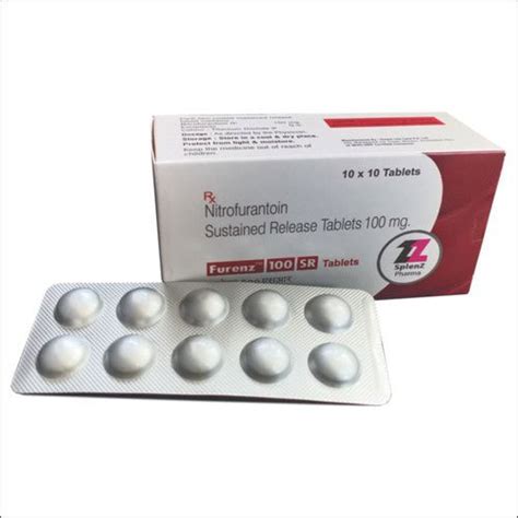 Nitrofurantoin Sustained Release 100mg Tablets Recommended For As Per Doctor Recommendation At