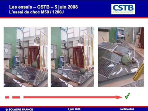 SOLAIRE FRANCE Tests CSTB