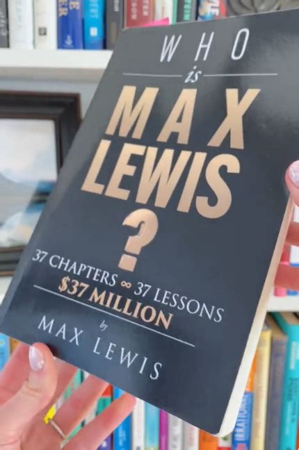 Who Is Max Lewis By Max Lewis Nonfiction Chocolate