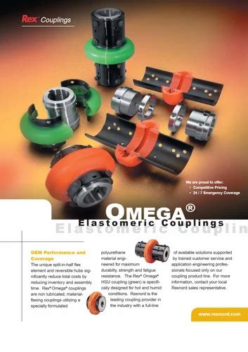 Omega Elastomeric Coupling Rexnord Size E3 To E120 At ₹ 3000piece In