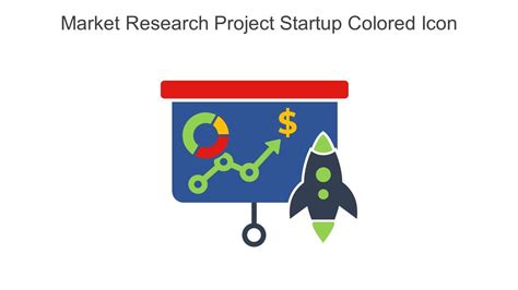 Market Research Project Startup Colored Icon In Powerpoint Pptx Png And Editable Eps Format Ppt