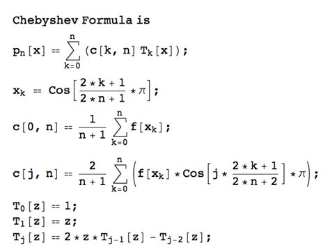 Using Symbolicsjl To Generate 13th Degree Chebyshev Polynomial