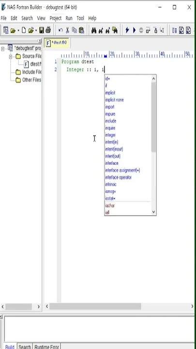 06 Lets Debug Program Debugging Is Simple With The Fortran Builder