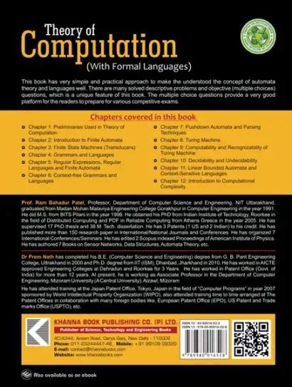 Theory Of Computation With Formal Languages