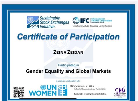 Zeina Zeidan Phd On Linkedin Gender Equality And Global Markets