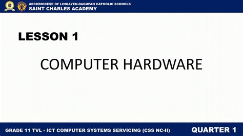 Grade 11 Tvl Computer System Servicing Pptx Desktops Computing