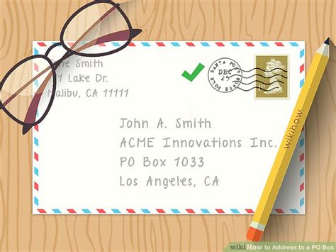 How To Address To A Po Box 10 Steps With Pictures Wikihow