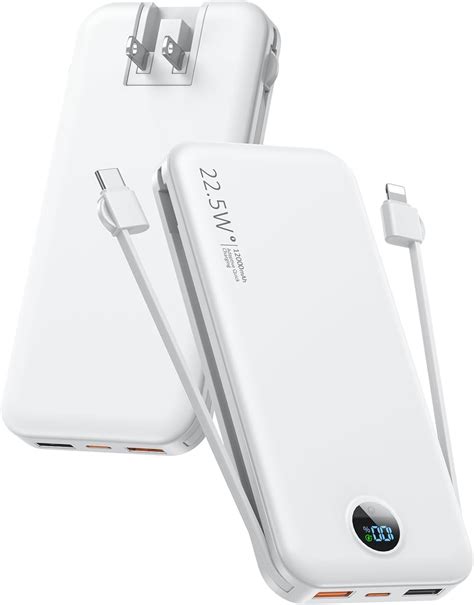 Portable Phone Charger 12000mah 225w Fast Charging Power
