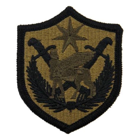 Multi National Force Iraq Scorpion Ocp Patch With Hook Fastener Flying Tigers Surplus