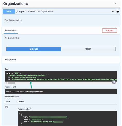 Authorize From Swagger Ui