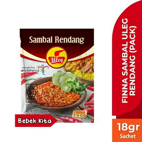 Jual Sambel Rendang Uleg Finna Sachet Shopee Indonesia