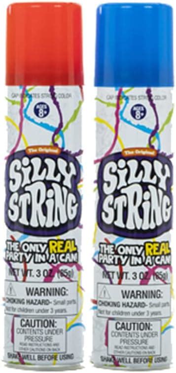 The Original Silly String Silly String 2 Pack Assorted Colors 3 Oz Large Can