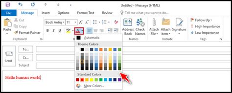 Outlook Change Font Or Text Color Easy Quick Guide 2024