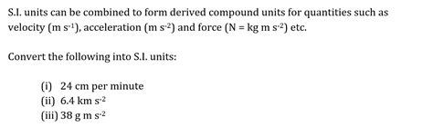 Quantities Units Modelling OCR A Level Maths Mechanics Questions Answers Easy