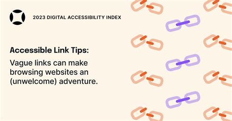Link Accessibility Tips 2023 Digital Accessibility Index