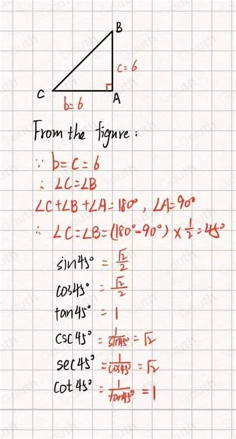 solved 3 in the given right triangle find the six trigonometric