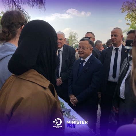 Data Science Club Usthb On Linkedin Honored To Welcome The Minister Of