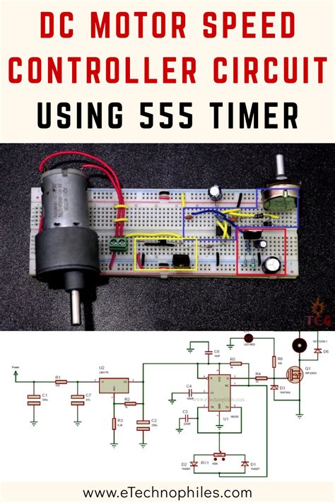 Dc Motor Speed Controller Circuit Using 555 Timer 50v 15a Artofit