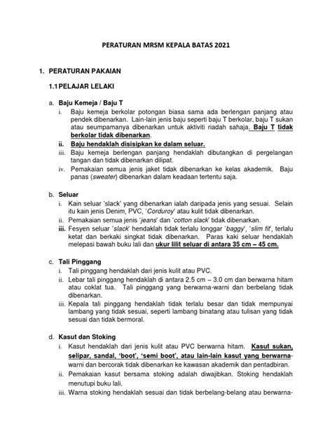 Peraturan Maktab Pdf