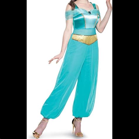 Disney Womens Jasmine Halloween Costume Never Wore Depop