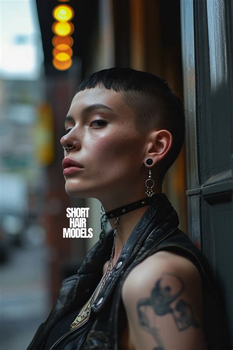 20 Cute Short Non Binary Haircuts In 2024 Short Hair Models