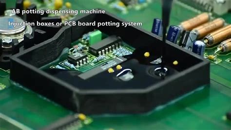 Pgb 700 Epoxy Dispensing System For Pcb Integrated Circuits Bi Liquid Dispenser Robots Automatic