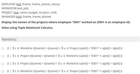 Solved EMPLOYEE Eid Fname Iname Phone Salary WORKSFOR Chegg