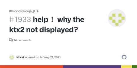 Help！ Why The Ktx2 Not Displayed · Issue 1933 · Khronosgroup Gltf · Github