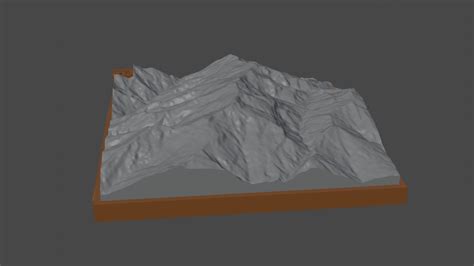 Mount Halcon 3d Model 3d Printable Cgtrader