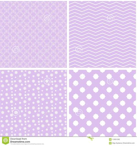 Vector Set Of Geometric Ornamental Patterns Stock Illustration Illustration Of Floral