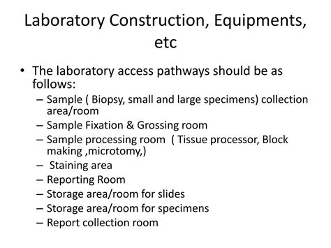 Introduction To Histopathology And Lab Organization Pptx