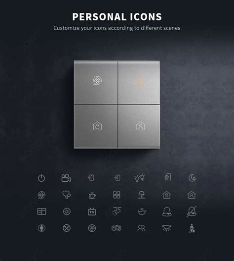Vmaxel Smart Two In One Wireless Remote Control Dimmer And Scene Switch