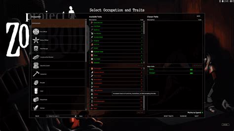 Project Zomboid Traits Explained You Take The Bad With The Good Indie Game Culture