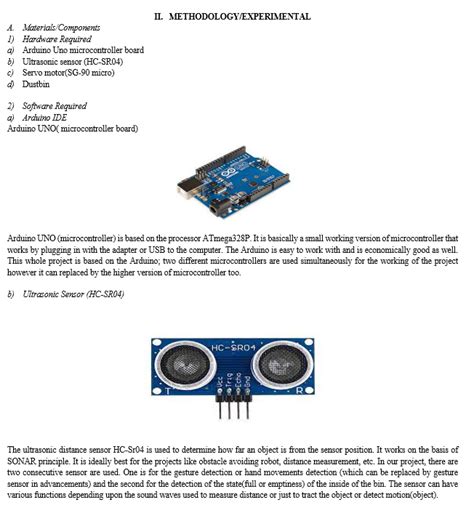 Smart Waste Management System Based On Arduino And Motion Sensors