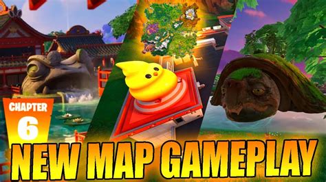 Fortnite Chapter 6 Map Showcase All Named Locations And Landmarks