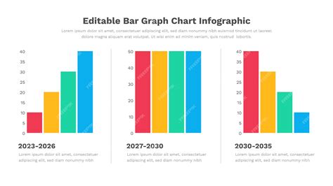 막대 그래프 차트 인포그래픽을 보여주는 그래픽입니다 프리미엄 벡터