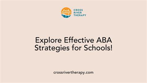 Aba Strategies For School Success