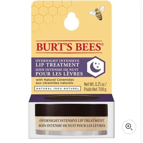 Burt's Bees ผลิตภัณฑ์บำรุงริมฝีปาก 100% Natural Overnight Intensive ...