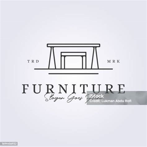 인테리어 가구 룸 로고 기호 아이콘 기호 벡터 라인 아트 일러스트레이션 디자인 0명에 대한 스톡 벡터 아트 및 기타 이미지 0명 가구 가정 생활 Istock